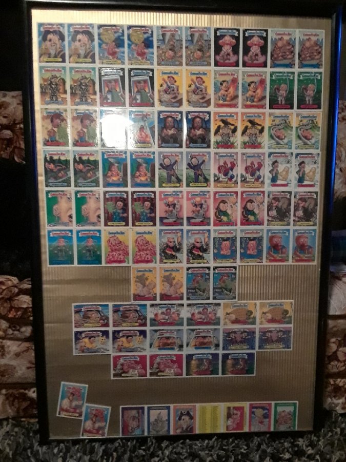 Garbage pail kids 1985 1st edition mint condition in display frame ...