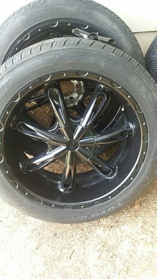 22" rims and tires | Wichita Falls Classifieds 76306 | Auto Parts ...