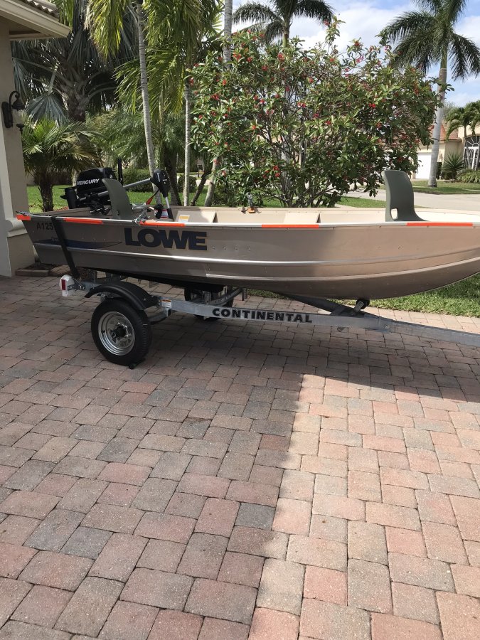 12 ft.Lowe “V” hull boat motor and trailer | West Palm Beach ...