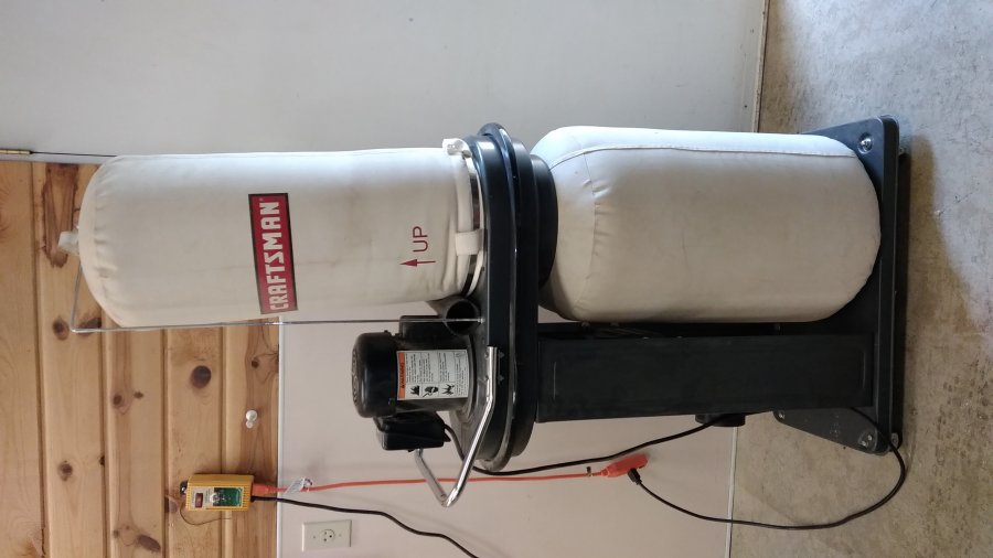 Craftsman 1 HP Dust Collector with ducting and gates | Chicago ...