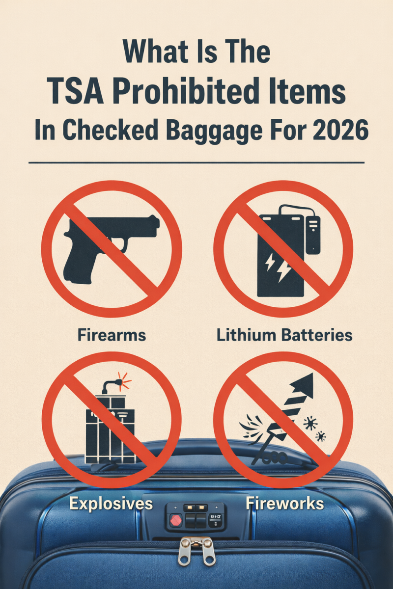 What Is The TSA Prohibited Items In Checked Baggage For 2026 | New York ...